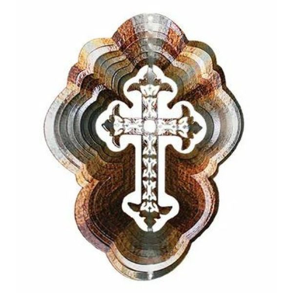 Large Cross Wind Spinner - Angel's Garden